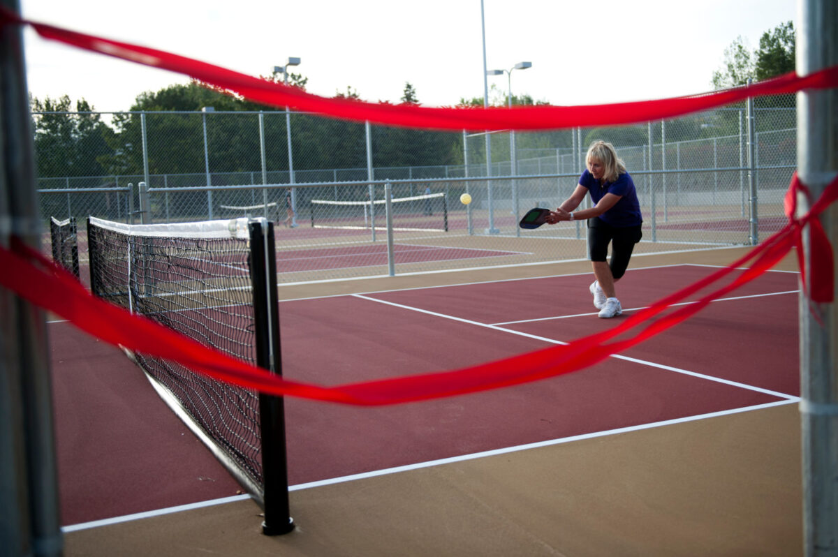 Alpine gets first outdoor pickleball courts, embraces sport | News ...